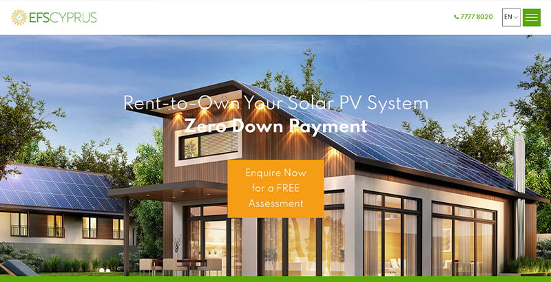 EFS Cyprus Website Design | Web Theoria™